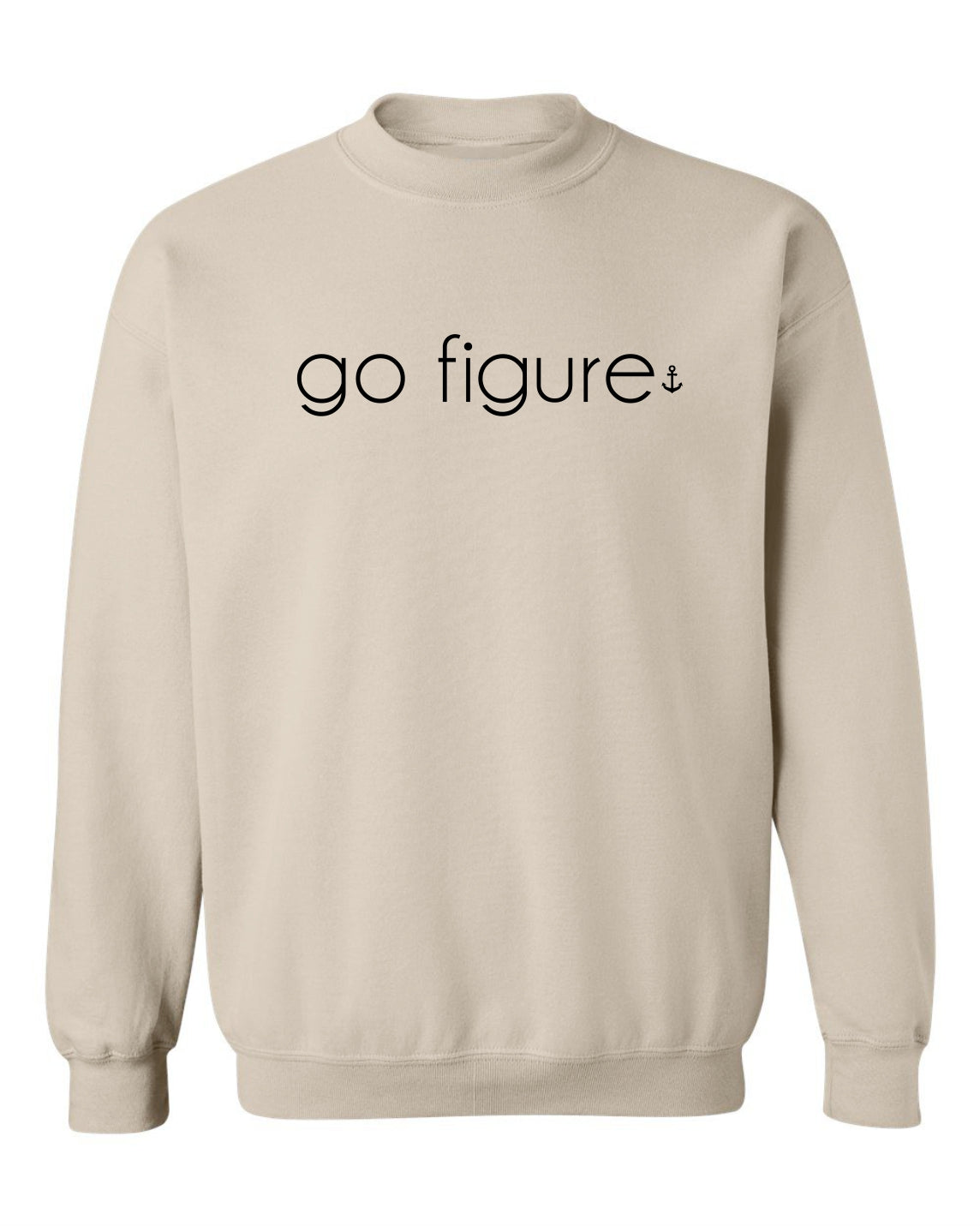 "Go Figure" Unisex Crewneck Sweatshirt – SaltwaterDesigns NL