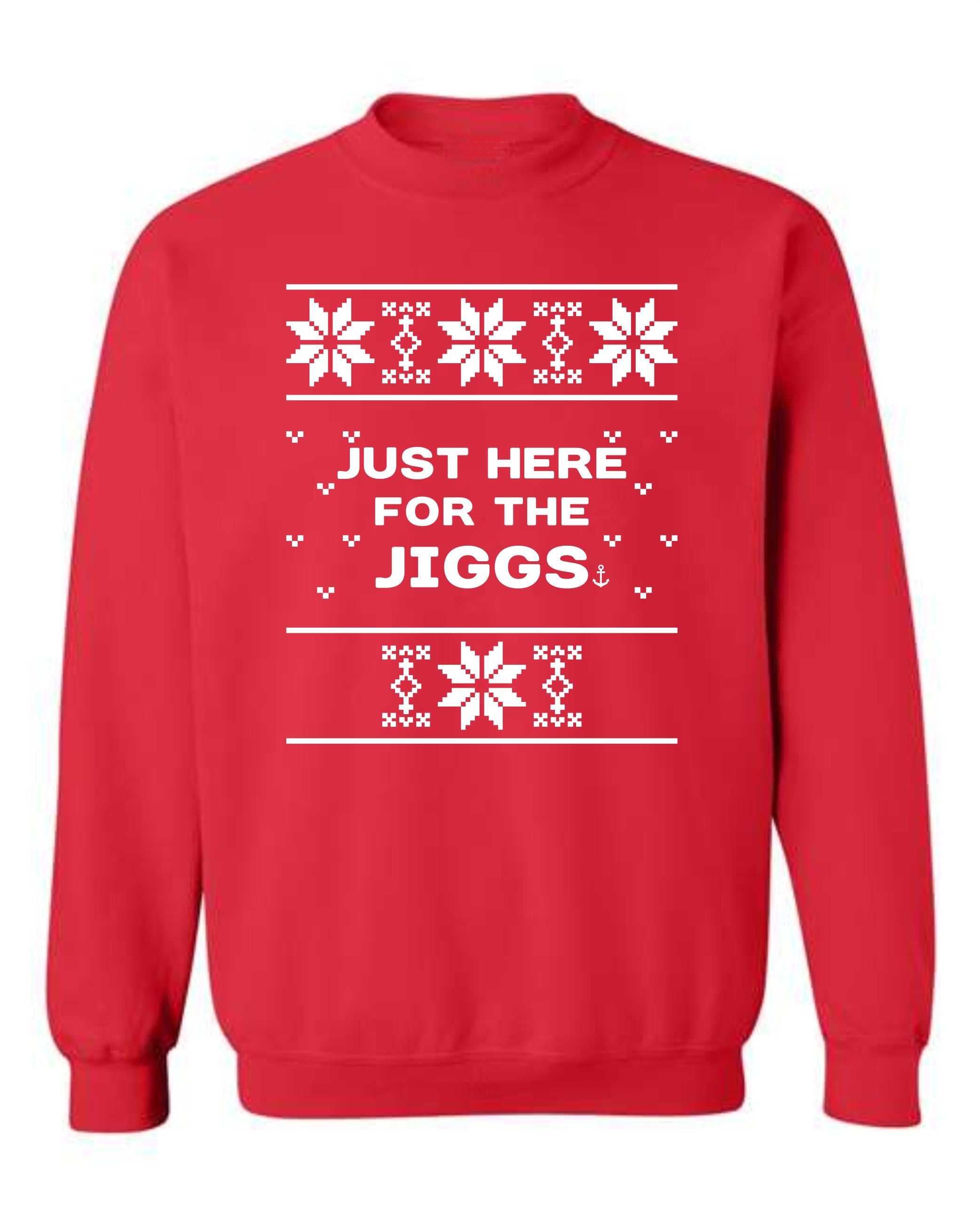 "Just Here For The Jiggs" Unisex Crewneck Sweatshirt – SaltwaterDesigns NL